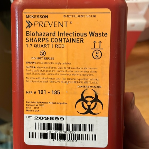 Prevent | Other | Biohazard Container | Poshmark